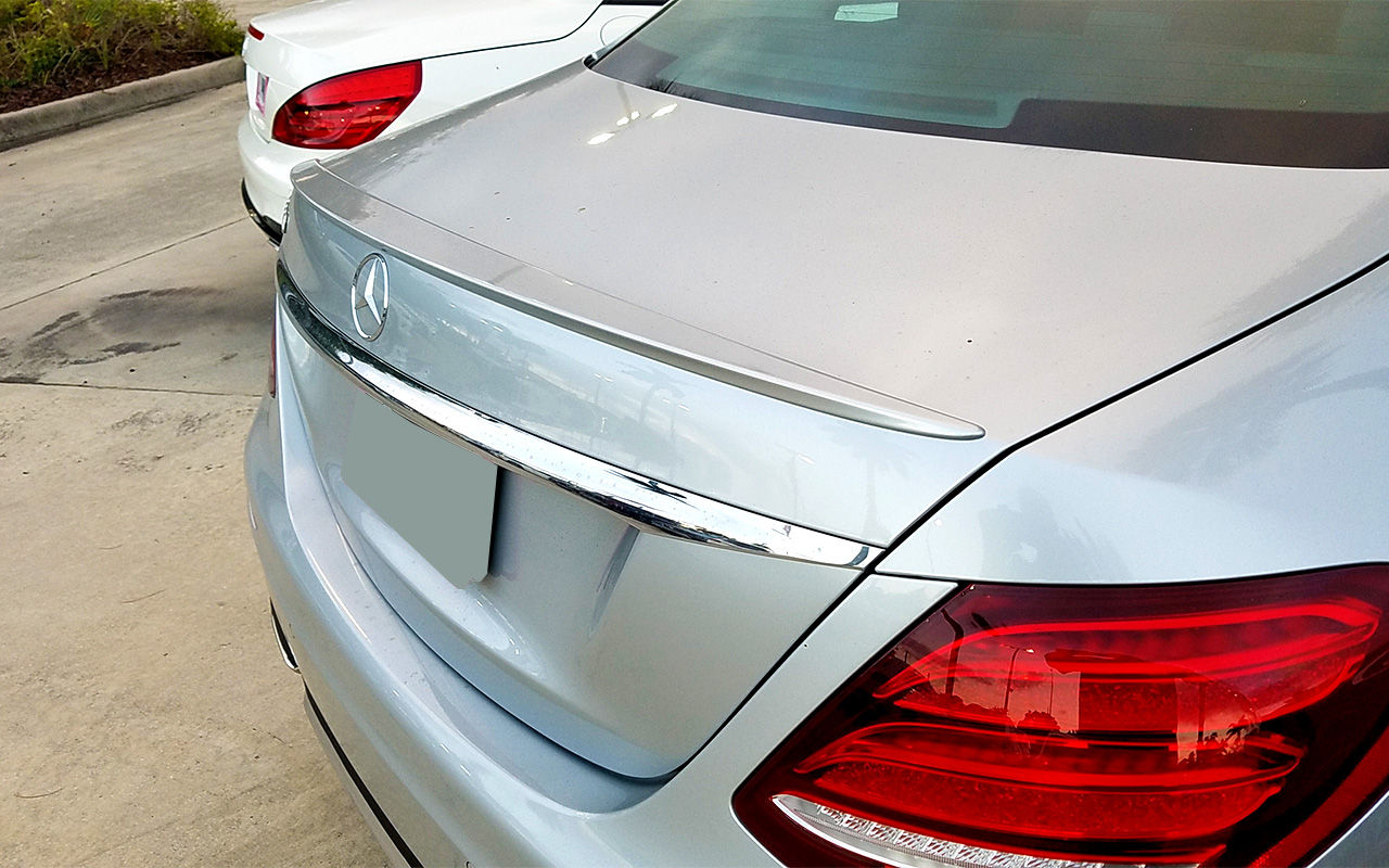 2017+ Mercedes E-Class Sedan Factory Style Rear Lip Spoiler