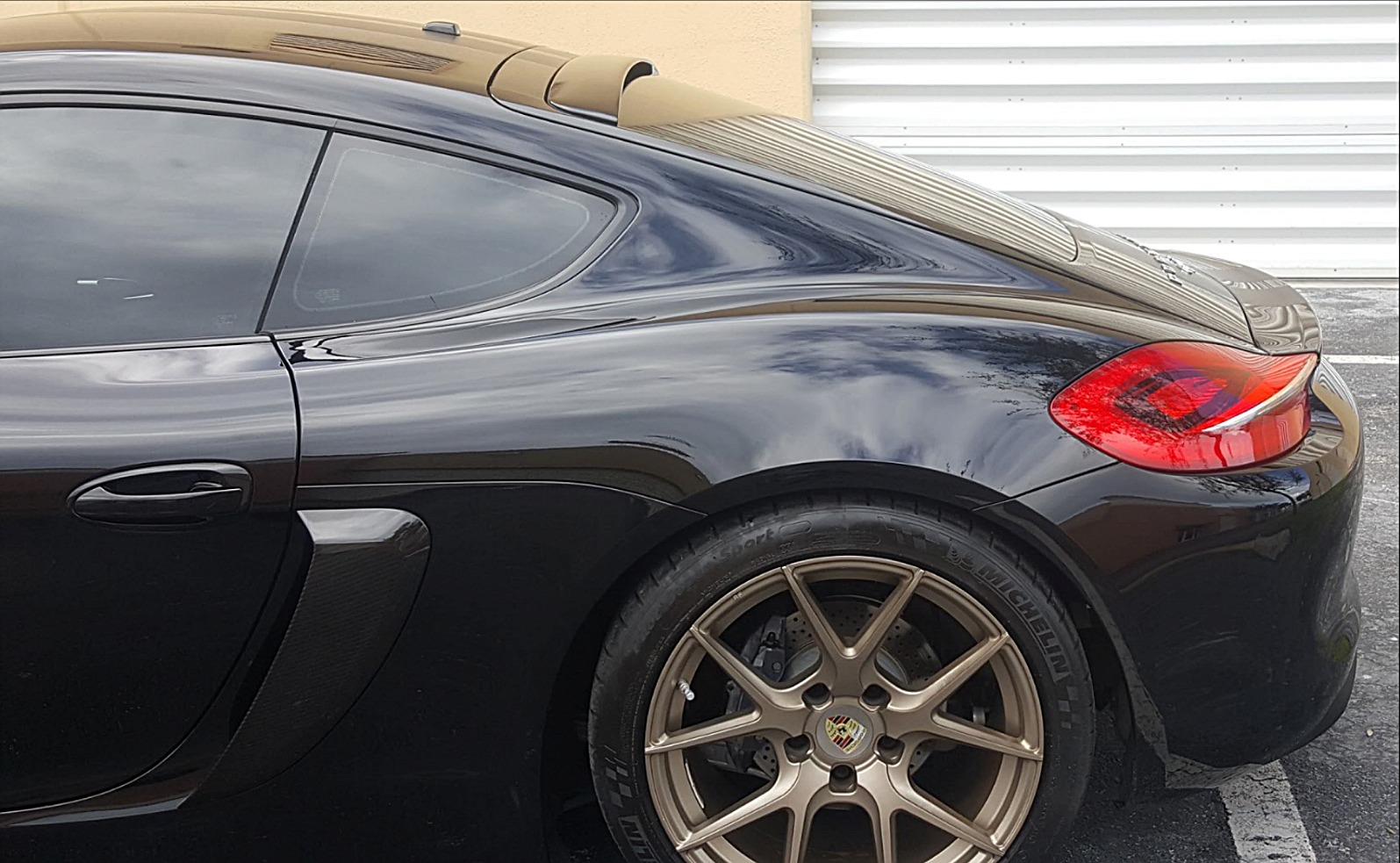 2013-2016 Porsche Cayman 981 Tuner Style Rear Roof Spoiler